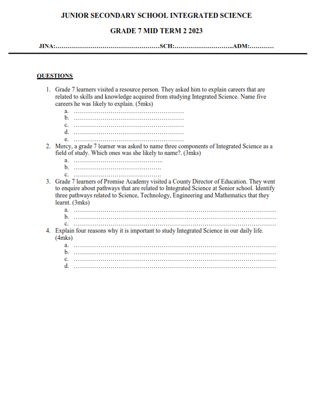 Grade 7 Exam Papers 2025 Nfl Playoff Grade 7 Exam Papers 2025 Nfl Playoff