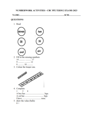 2023 Pre-Primary 2 End of Term 2 Examination With Marking Schemes ...